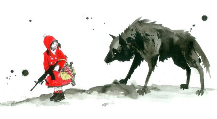 Little Red Riding Hood by Lora Zombie CROPPED | Fight "Gang Stalking"